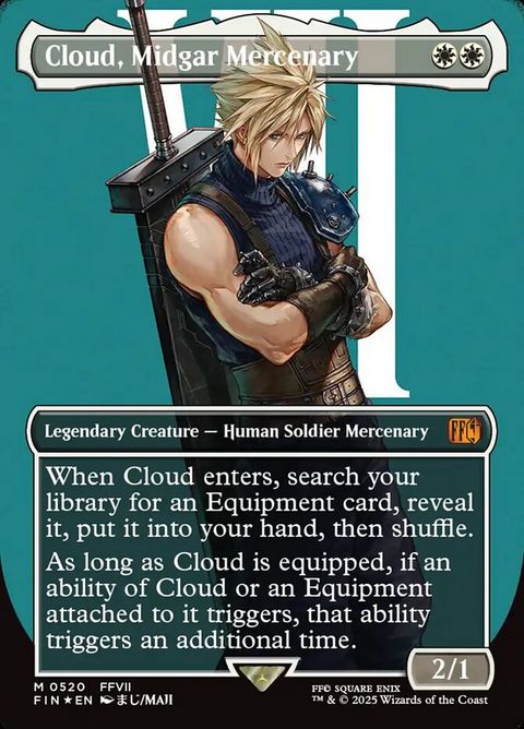 Cloud, Midgar Mercenary (520) - Surge-Foil – Union County Games